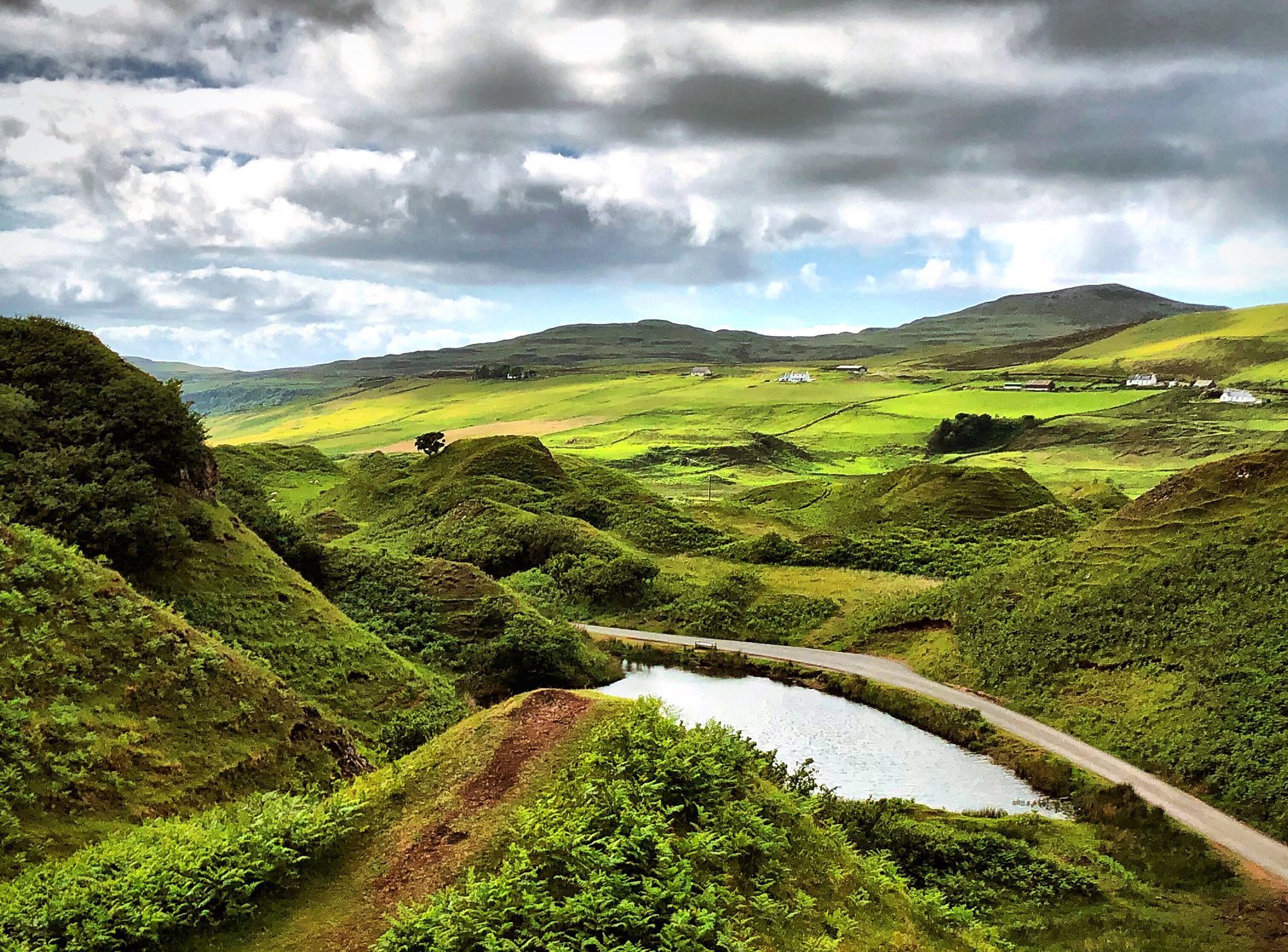 Rolling hills Scotland by Erik Enrico Ersson