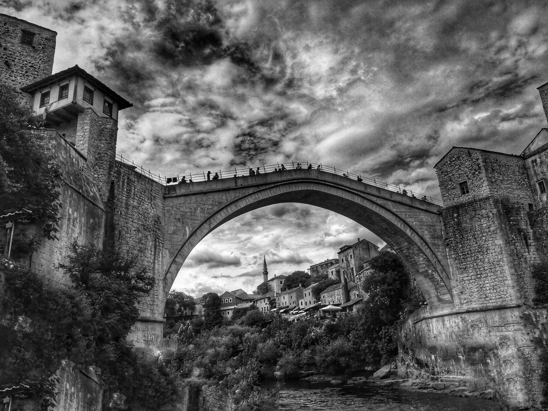 The old bridge - Mostar by Davor Brmež