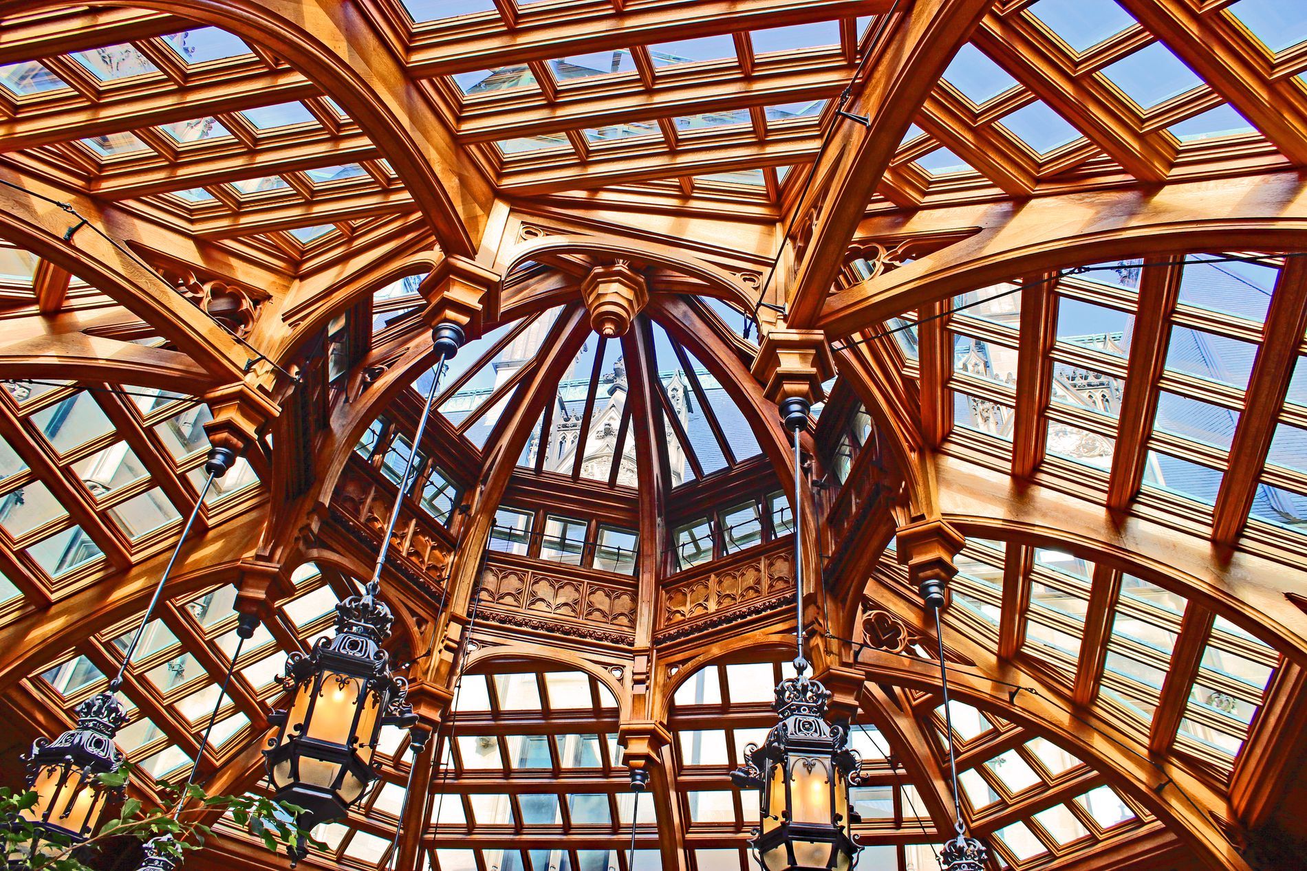 Atrium ceiling - Biltmore House by Cynthia Bridges